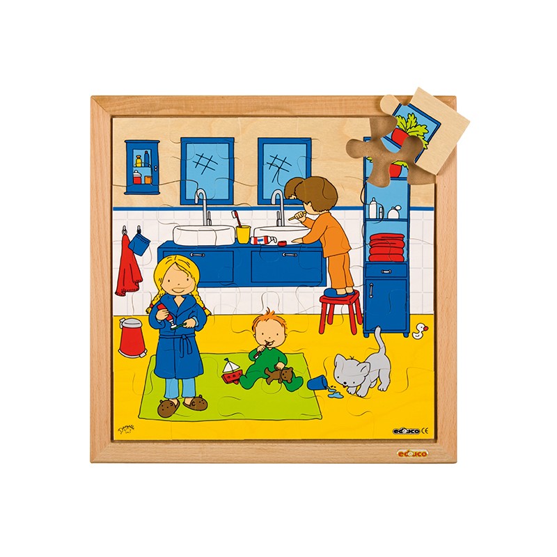 Hygiene puzzle - brushing your teeth