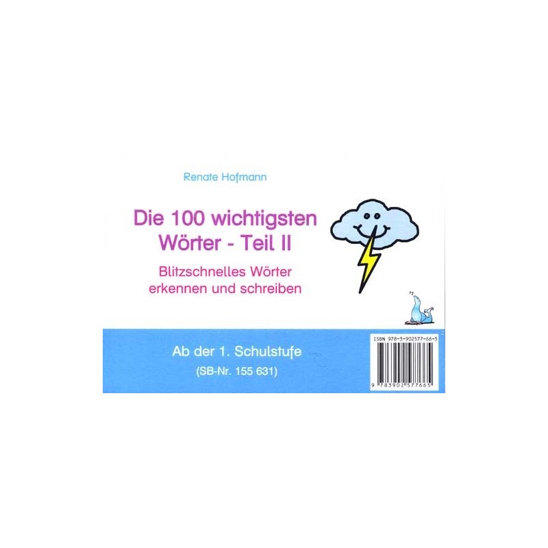 Die 100 wichtigsten Wörter - Teil 2